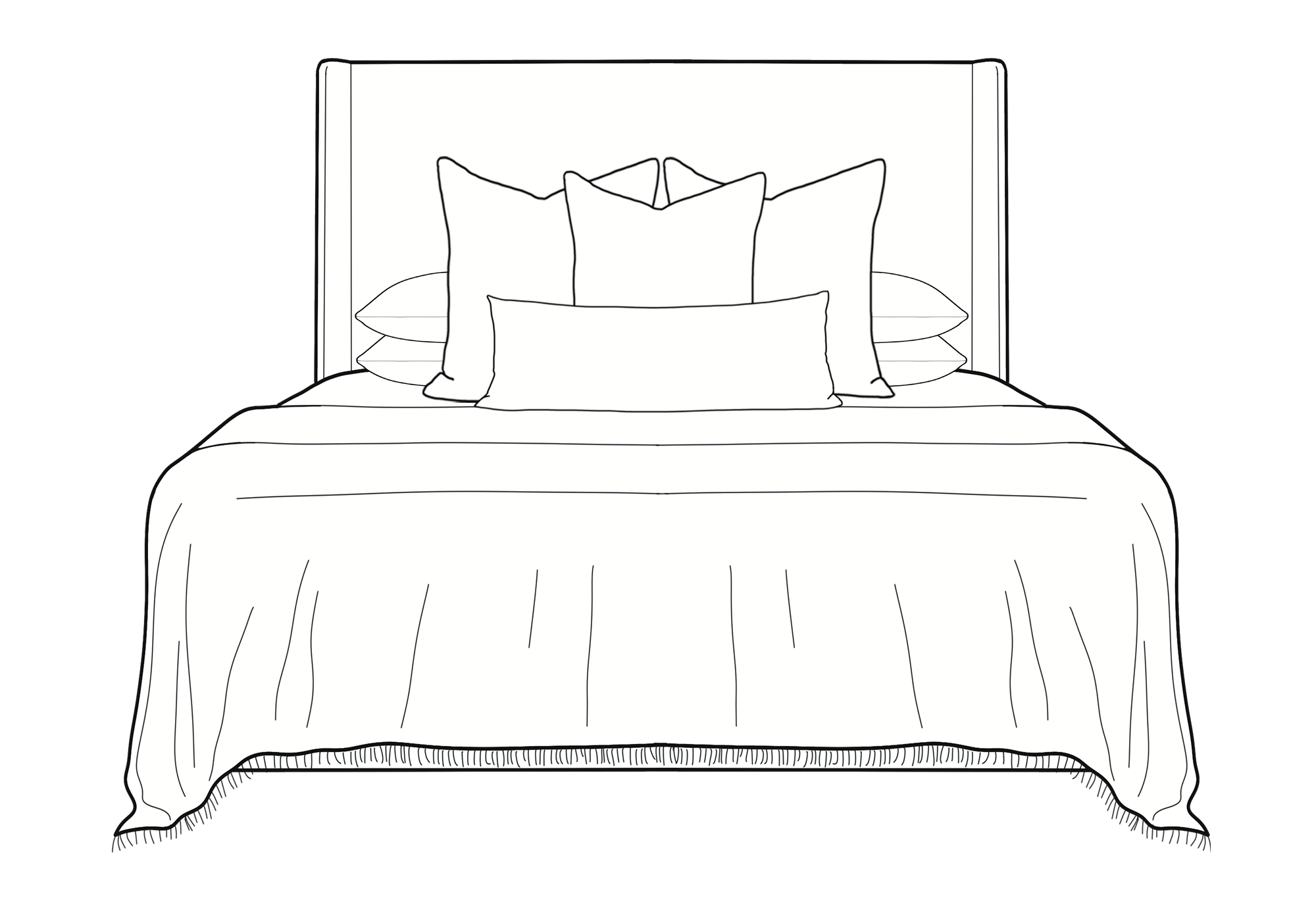 Queen Bed Guide - Laurel and Blush